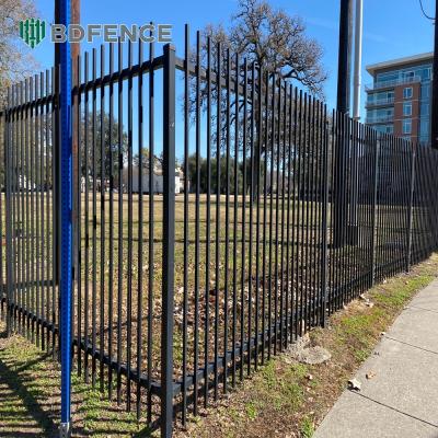 China Wholesale Customized Powder Coated Black Aluminum Fence Panels 4ft 6ft 8ft for Farm Use for sale