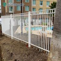 China Customizable Aluminum Tubular Steel Guardrails 2000mm Width 1800mm Height Eco-Friendly Anti-Theft Security Fencing for sale