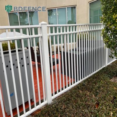 China Customizable Aluminum Tubular Steel Guardrails 2000mm Width 1800mm Height Eco-Friendly Anti-Theft Security Fencing for sale