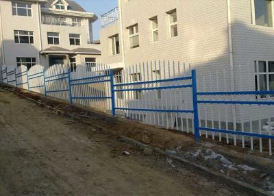 China Metallic Finish Tubular Steel Fence Assembly Ready 1.5m-2.4m Height Powder Coated for sale