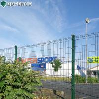 China 3D Curved Galvanized Steel Handrail Fence 2m Height 50x200mm Mesh for Balcony Stair for sale