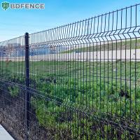 China Wholesale Hot Dip Galvanized 3D Curved Wire Mesh Fence Panel 2m Height 50x100mm Mesh for sale