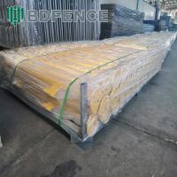 China Yellow Edge Protection Steel Mesh Barrier Housed for Construction Fence for sale