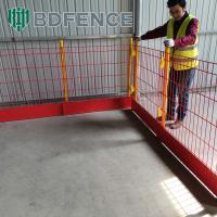 China 1.5m Height Edge Fall Protection With Toe Board Housed Steel Edge Barriers Fence Used for Construction Engineering for sale