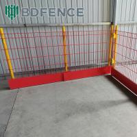 China 1.5m Height Edge Fall Protection With Toe Board Housed Steel Edge Barriers Fence Used for Construction Engineering for sale