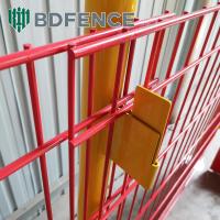 China 1.5m Height Edge Fall Protection With Toe Board Housed Steel Edge Barriers Fence Used for Construction Engineering for sale