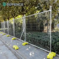 China Heavy‑Duty Galvanized Temp Construction Fence For Site Isolation for sale