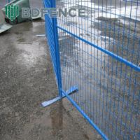 China Canada Market 6 X 10 ft Construction Site Movable Galvanized Temporary Fence Panels for sale