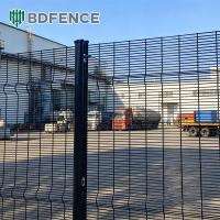 China Top Spikes Clear View Anti-Climb Anti-Cut Steel Mesh 358 Fence Panel with Powder Coating Easily Assembled for Perimeter Security for sale