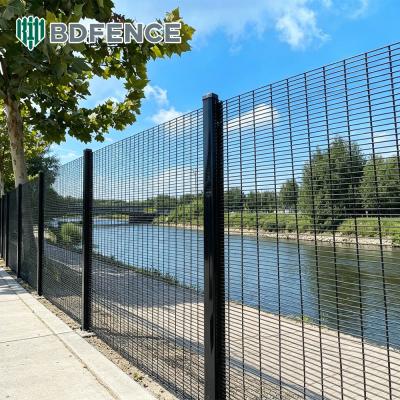 China Security Fence Powder Coated 358 Anti Climb Panel Clear View Mesh Fence /Wire Mesh Fence/Welded Wire Fence for sale