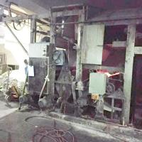 China Gas Textile Singeing Machine 270mm Cylinder 900-1000°C Open Width Knitting Fabric for sale
