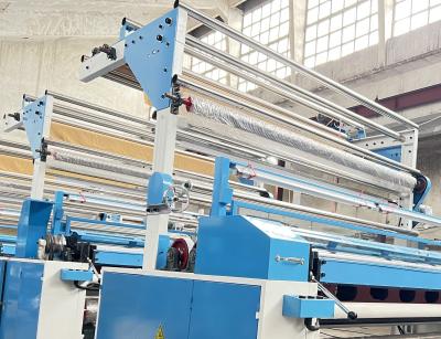China Fabric Inspection and Rolling Machine 3HP Motor 9-90min Speed Fabric Tighten Frame for sale
