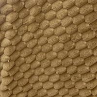 China Thick Fur Fluffy Fabric Material For Sewing Brown Fluffy Material for sale