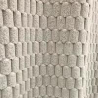 China Orange Peach Fluffy Fabric Material For Plushies for sale
