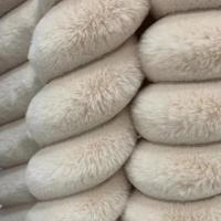 China SL Custom Color Fluffy Faux Fur Fabric 150cm Wide High Static Resistance Upholstery Material for sale