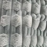 China Black Fluffy Knit Fabric Plush Fabric For Soft Toys for sale