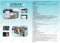 China Vertical Fabric Brushing Machine 25kw 8-22m/min for Corduroy Fluffing for sale