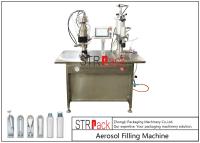 China Semi Automatic Aerosol Co2 Filling Machine Snow Spray Making Machine With Bag On Valve for sale