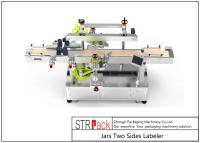 China Two Sides Jar Labeling Machine Self Adhesive Sticker for sale