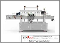 China Two Sides Flat Bottle Labeling Machine Servo System 380V for sale