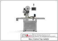 China Box / Carton  Top Labeler Bottle Labeling Machine 380V for sale