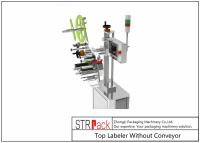 China Customized Automatic Bottle Top Labeler Without Conveyor STL-W for sale
