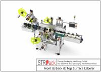 China Front Back Top Surface Bottle Labeling Machine Servo system Driving for sale