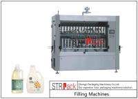 China Linear Type Automatic Chemical Liquid Filling Machine Customized Weight Wide Range for sale