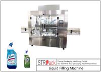 China 100ml - 1L Automatic Liquid Bottle Filling Machine ,  / Bleach / Acid Filling Machine for sale