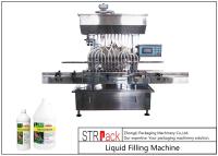 China 5000 B/H Auto Liquid Chemical Filling Machine High Efficiency For 0.5 - 5L Fertilizer for sale