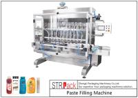 China Easy Maintenance Paste Filling Machine / 6 Head Filling Machine For Shampoo for sale