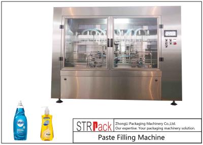 China High Accuracy Paste Filling Machine , Liquid Soap / Shampoo Filling Machine for sale