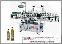 China 20-120 BPM Bottle Sticker Labeling Machine For Virgin Olive Oil Square Bottle for sale
