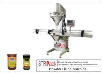 China 10g-5000g Linear Automatic Powder Filling Machine 50 BPM Speed With 25L Hopper for sale