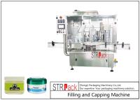 China 10g-100g Lotion Cream Jar Filling And Capping Machine For Cosmetics Industry for sale