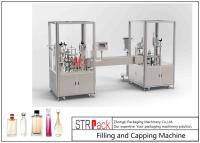 China 30 BPM Perfume Filling And Capping Machine With PLC And Touch Screen Control for sale