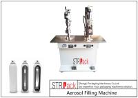 China Electronic Control Aerosol Filling Machine , Bag On Valve Filling Machine for sale