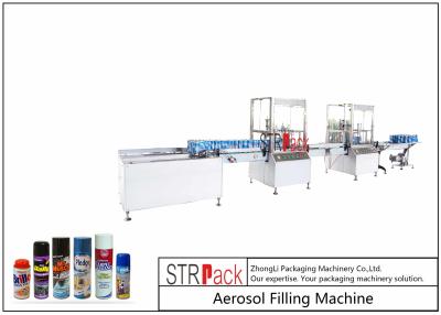 China High Performance Aerosol Filling Machine , Aerosol Paint Can Filling Machine for sale