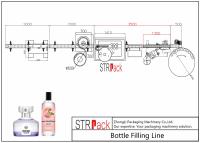 China Automatic High Speed Bottle Filling Line PLC Control For Fragrance / Aromathera for sale