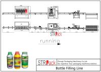 China 250ML-5L Pesticide Liquid Filling And Capping Machine Line Stable Anti Corrosive for sale