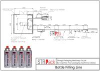 China Cooking Gas Production Bottle Filling Line With Aerosol Can Weight Checking Machine for sale