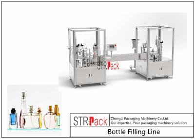 China 5-100ML Vacuum Perfume Filling And Capping Machine Large Capacity With Valve Placer for sale