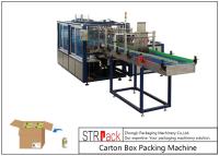 China Liquid Filling Line Carton Packing Machine For 250ML-2L Round Bottle Carton Packaging for sale