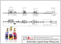 China Liquid Soap Bottle Filling Line Automatic Shampoo Filling Machine Stable Operation for sale
