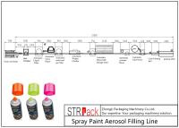 China Pneumatic Bottle Filling Line Spray Paint Aerosol Filling Line ISO9001 for sale