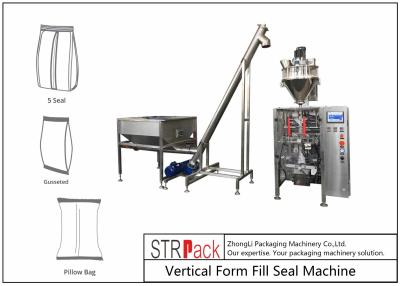 China Detergent Powder Packaging Machine With Auger Powder Filling Machines For Gusset Bagger for sale