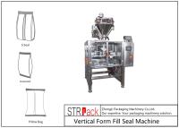China 50HZ 220V Detergent Powder Packing Machine Quad Seal Stabilo Bagger With Auger Powder Filling Machines for sale