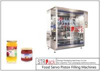 China Volumetric Apple Jam Bottle Liquid Filling Machine Automatic Servo Motor Driving for sale