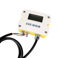 China Wall Mounted Micro Differential Pressure Transmitter 0-2500Pa with Temperature Humidity Monitor RS485 MODBUS for sale