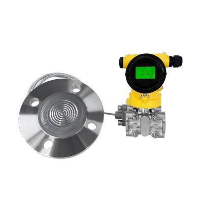 China Flat Diaphragm Single Flanged Pressure Transmitter With Capillary Corrosion Resistant Explosion Proof Remote for sale